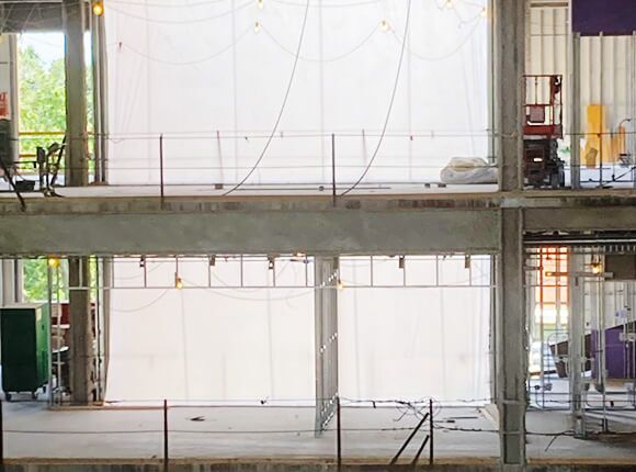 TuffWrap EXT: Temporary Building Enclosures for Construction