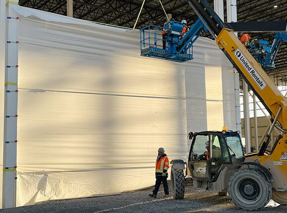 TuffWrap EXT: Temporary Building Enclosures for Construction